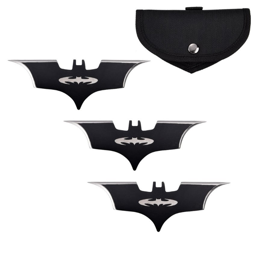 4" Batarang 3 Pcs Throwing Knife Bat Thrower Set – PB TACTICAL