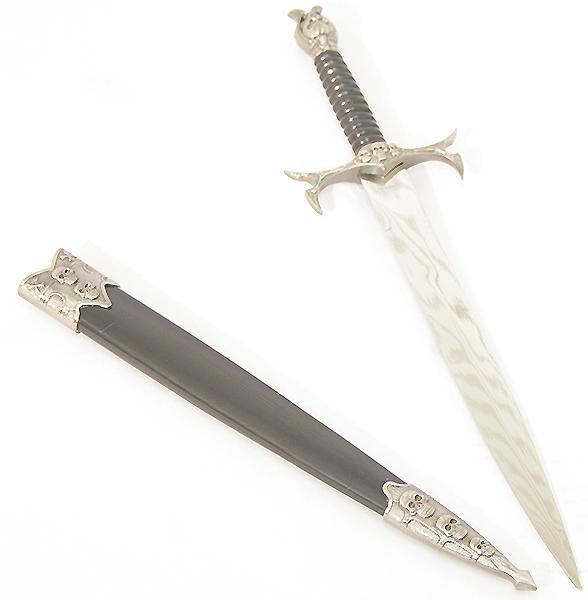 Defender 13" Stainless Steel Skull Headed Dagger with Sheath 5025 – PB ...