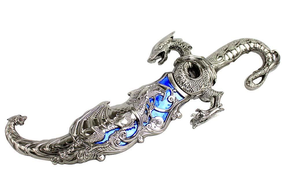 17" Collectible Fantasy Blue Dragon Dagger – PB TACTICAL